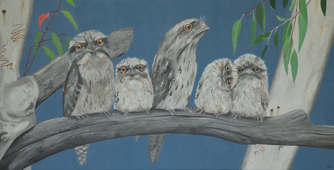 Family portrait - Cathy Banney, Artist – Art from Cooks Hill Galleries
