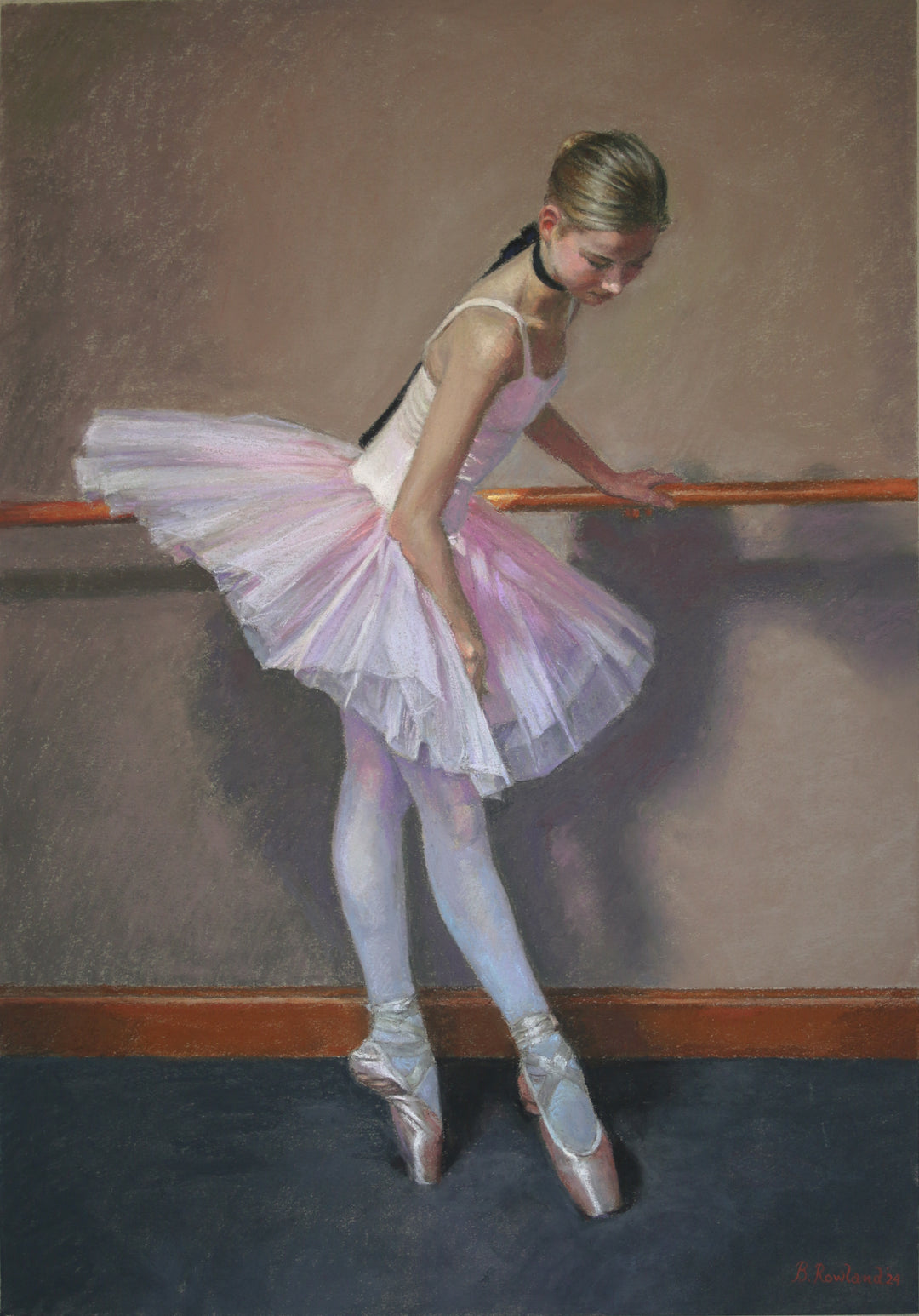 Sienna in pink by Bruce Rowland - Cooks Hill Galleries